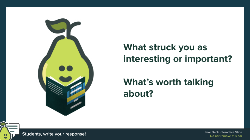 5 Tips for Getting Started With Pear Deck’s Immersive Reader Feature - Blog | Pear Deck